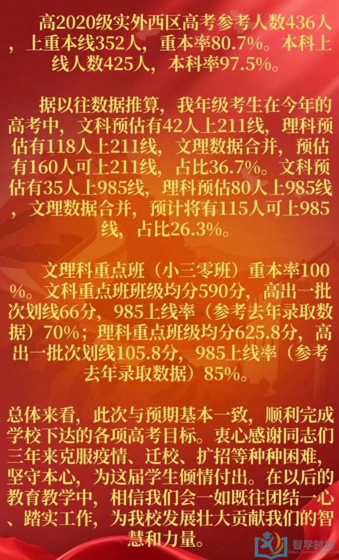 2023年高考各类马路信息汇总 智学时刻—创智优学